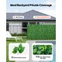 VEVOR Artificial Plant Wall, 4 PCS, Each Panel 2 x 8 ft Artificial Boxwood Panels, Sun ...