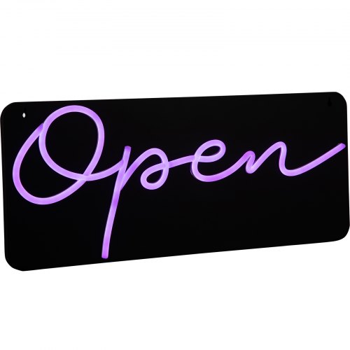VEVOR LED Open Sign, 22" x 9" Neon Open Sign for Business, Multiple ...