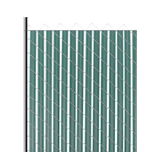 VEVOR Bottom Locking Privacy Slats, Double-Wall Vertical Bottom-Locking ...