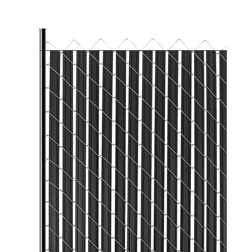 Chain Link Fence Privacy Slats Double-Wall with Wings for 6' High Fence ...