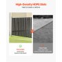 Chain Link Fence Privacy Slats Double-Wall with Wings for 6' High Fence ...