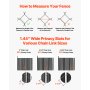 Chain Link Fence Privacy Slats Double-Wall with Wings for 6' High Fence ...