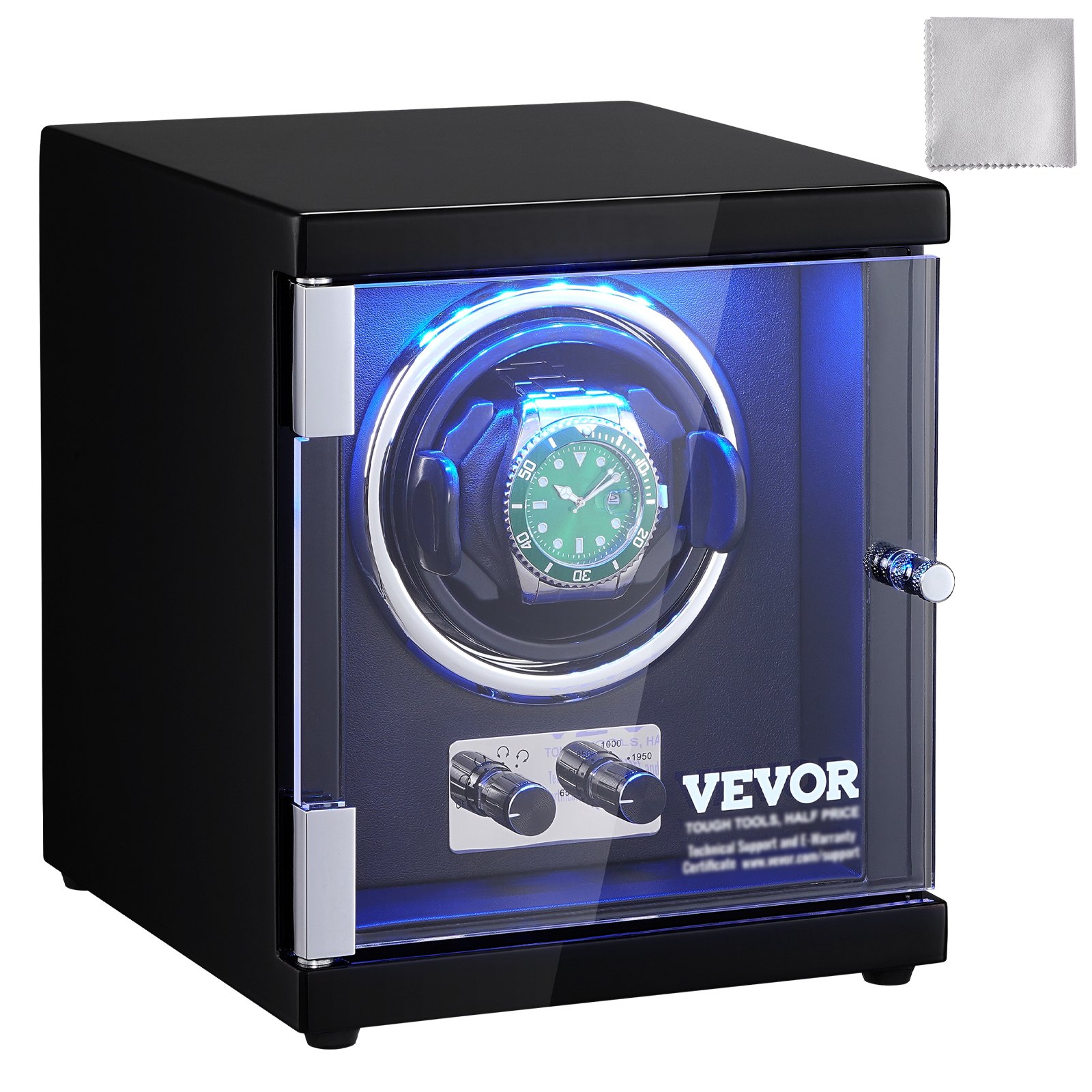 VEVOR Watch Winder, Single Watch Winder for Men's and Women's Automatic ...