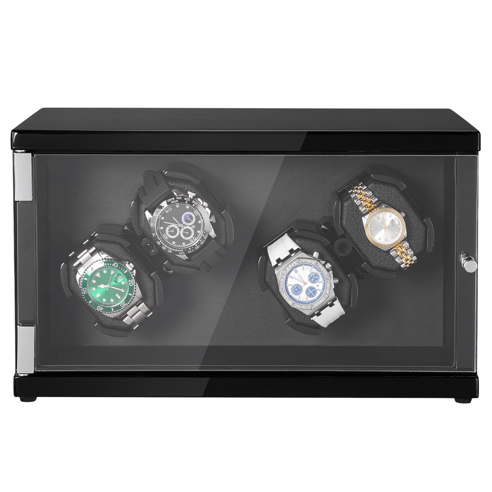 VEVOR Watch Winder, Watch Winder for 4 Men's and Women's Automatic ...