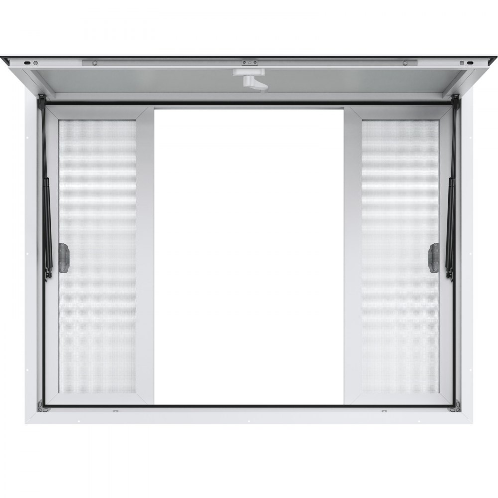 VEVOR Concession Window 48"x36", Aluminum Alloy Food Truck Service ...