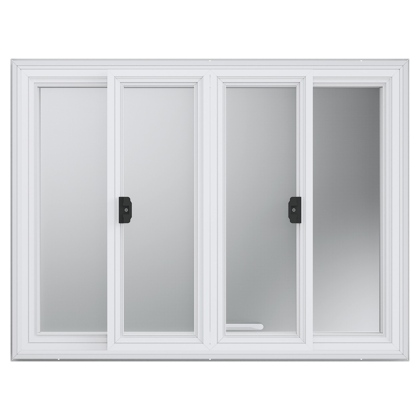 VEVOR 48 x 36 Concession Window – 4 screens, 85° Angle