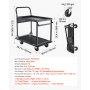 VEVOR Foldable Push Cart Dolly, 700 lbs, Heavy Duty Platform Hand Truck ...