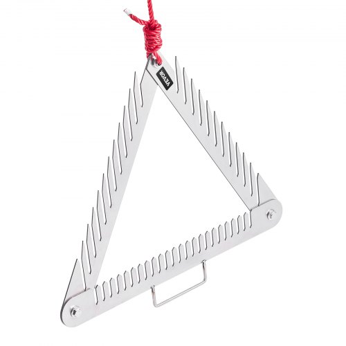 24" Pond Aquatic Weed Rake with Handle 3-Sided Foldable Lake Weed Rake ...