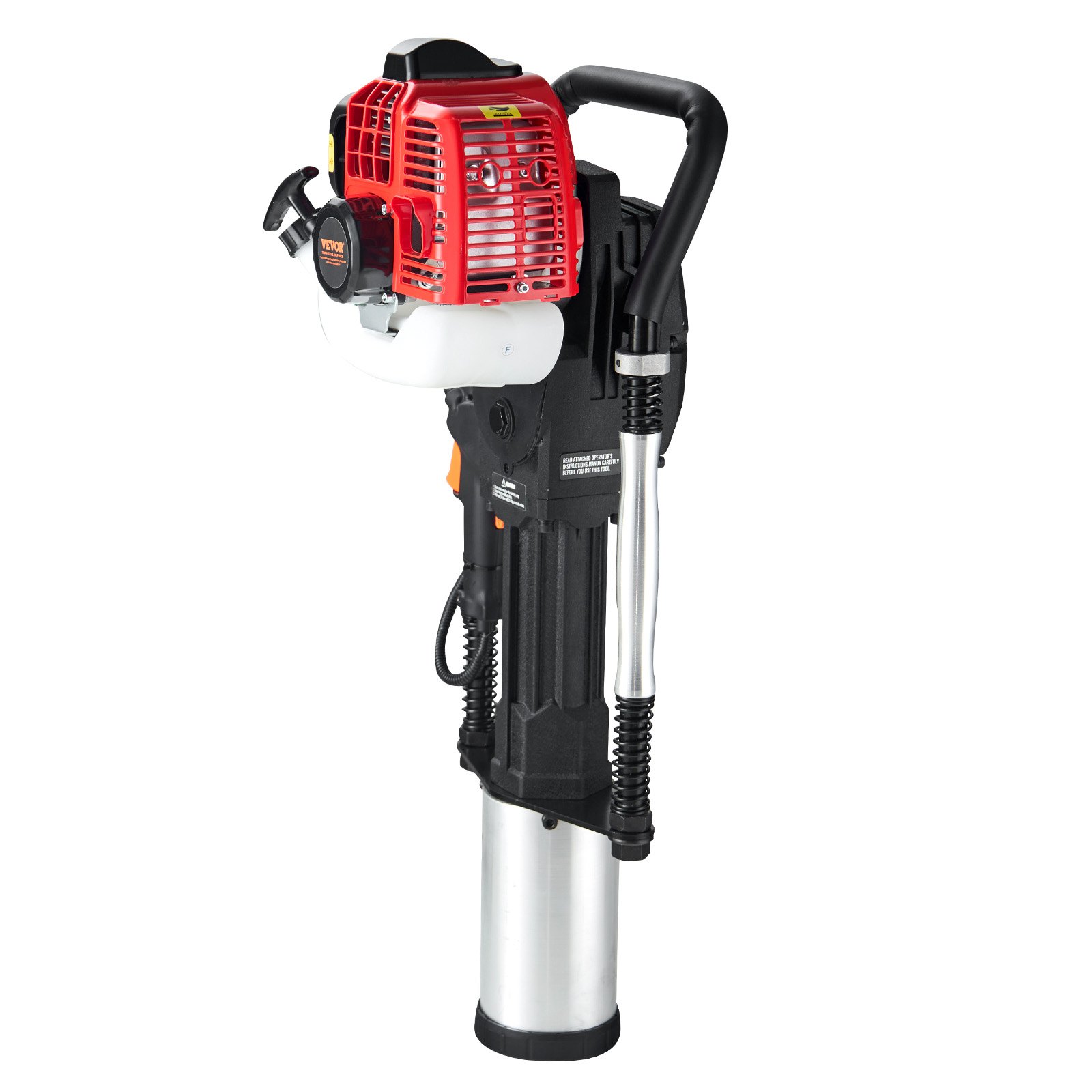 VEVOR Gas Powered T Post Pounder – 52CC, 1300W, 3 Heads