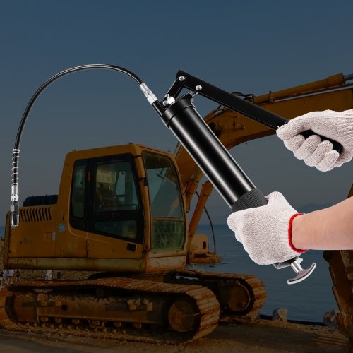 VEVOR Grease Gun, 10000 PSI Max. Working Pressure, 20 OZ / 600 CC ...