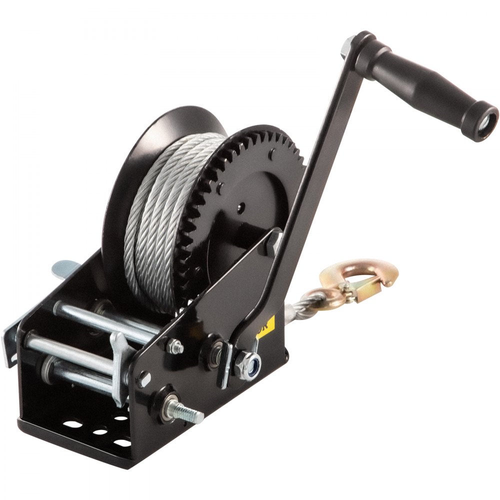 VEVOR Rope Crank, 3500 LBS Capacity Heavy Duty Hand Winch with 10 m(32. ...