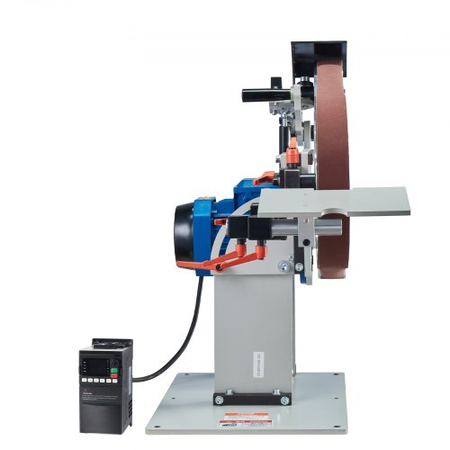 VEVOR Belt Grinder Sander 72 x 2-Inch Belt Polisher with VFD 3 Grinding ...