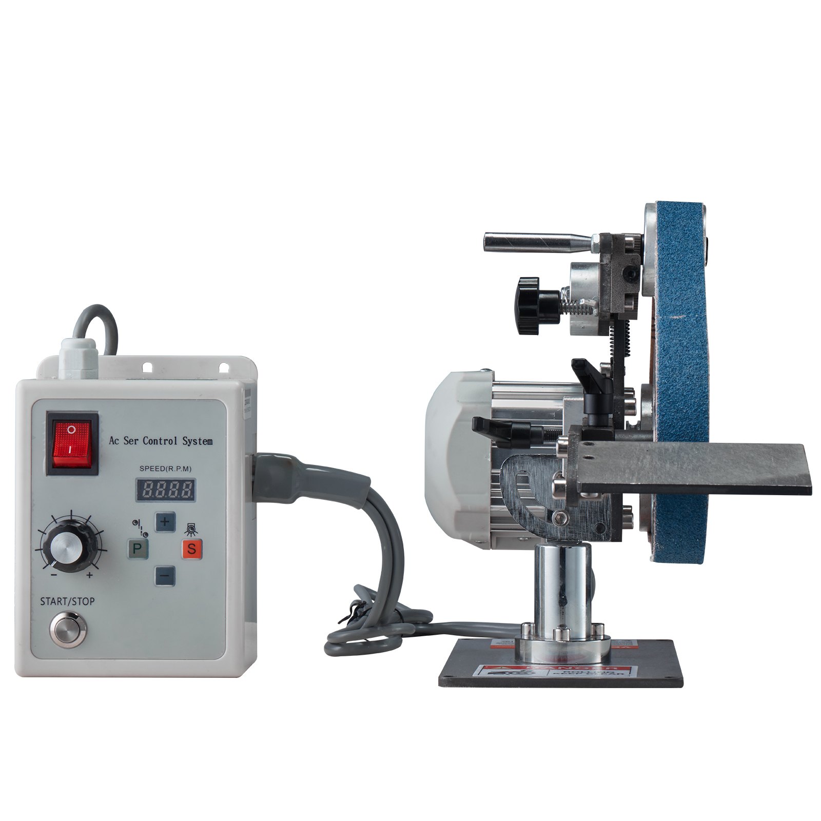 VEVOR Belt Grinder Sander, 30 x 1-Inch Variable Speed Belt Polisher ...