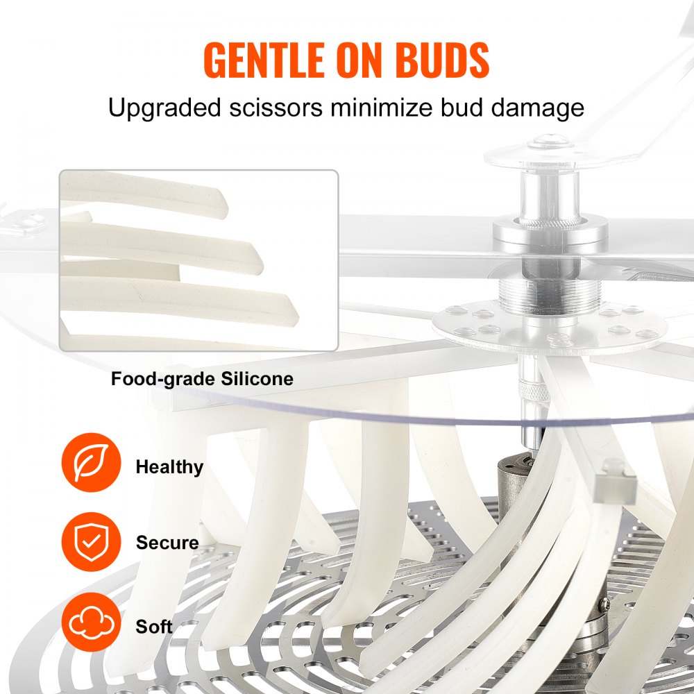 VEVOR Bud Leaf Trimmer, 16 inch Stainless Steel Manual Bud Trimmer ...