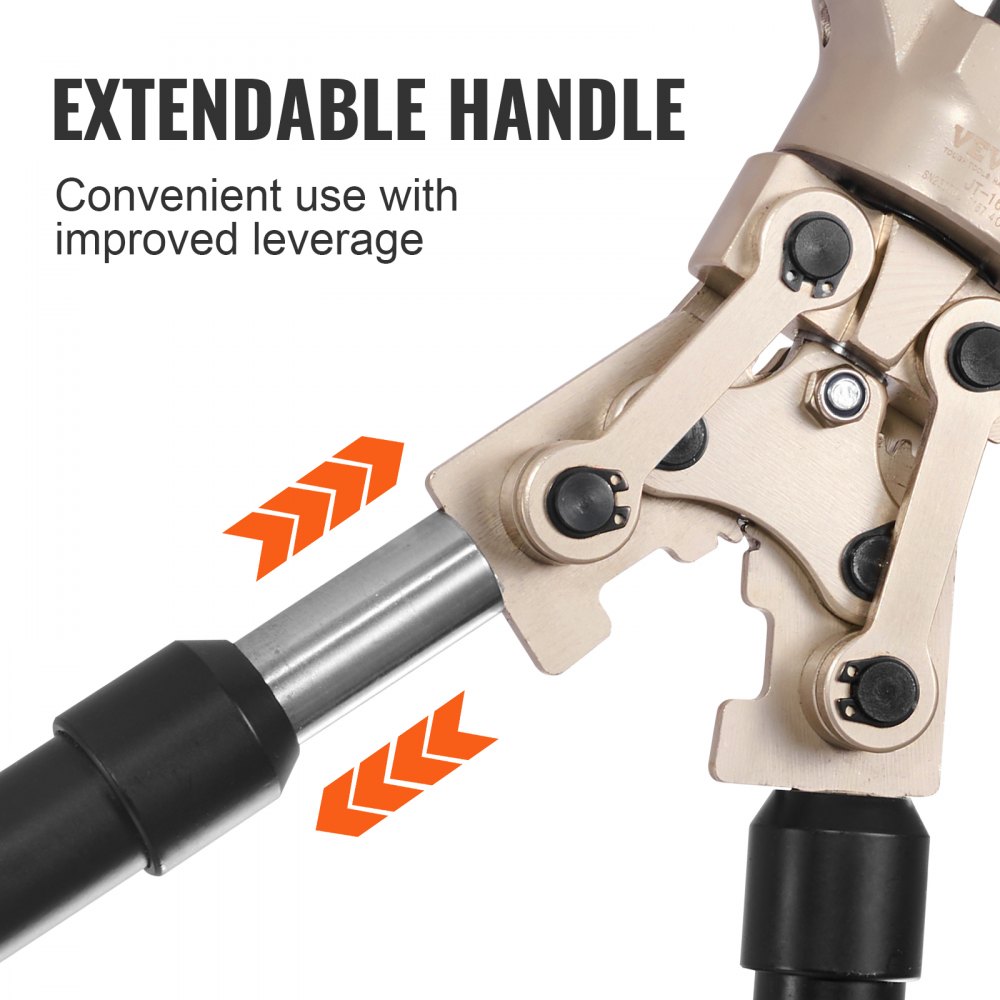 VEVOR Copper Press Tool Tube Fittings Crimping Kit, Pro Press Crimper ...