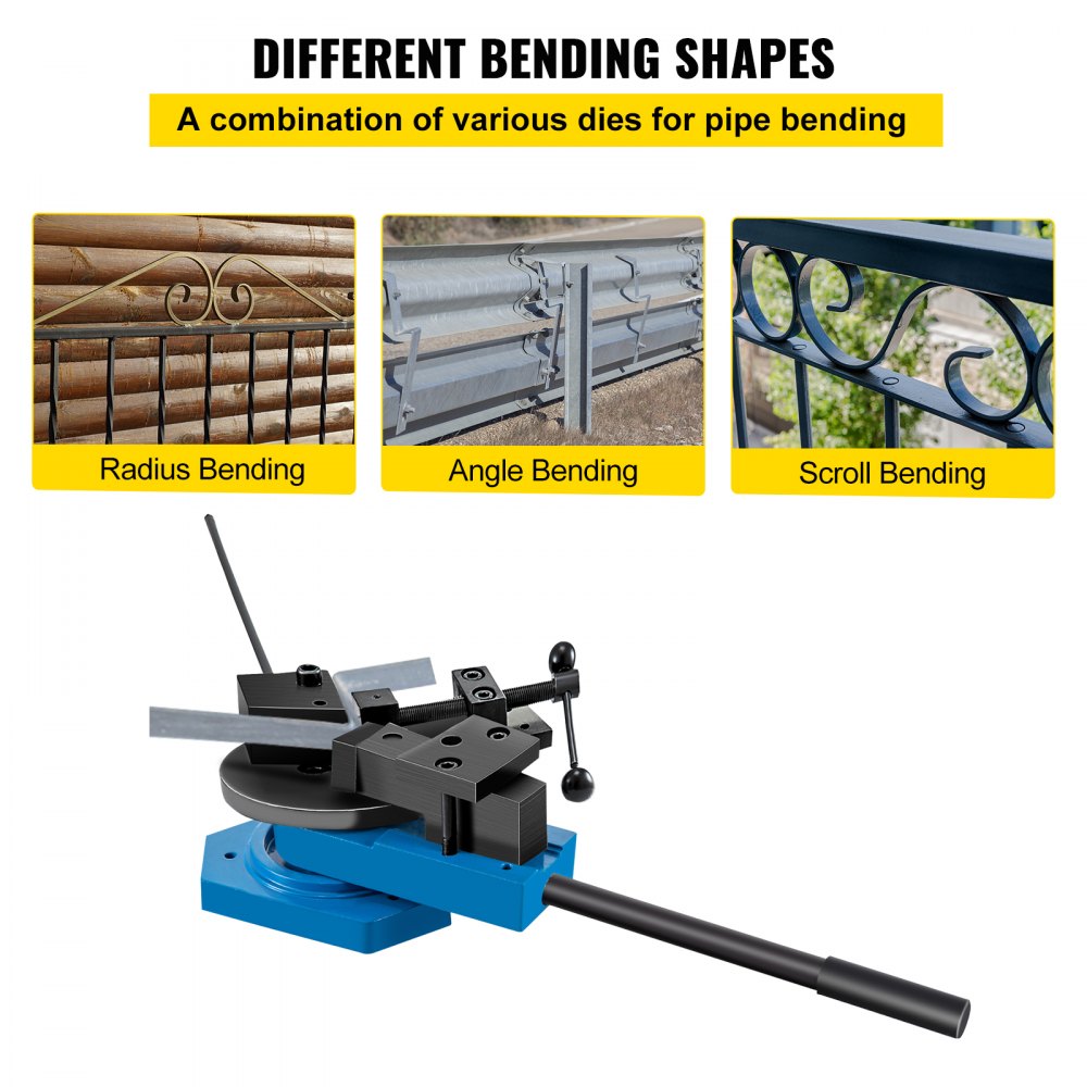 VEVOR SBG-40 Metal Scroll Bender High-Hardened Steel Scroll Bender ...