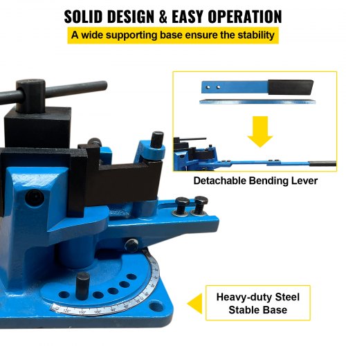 VEVOR Universal Bender 0-120 Degree Hot Bending Circular Bending Round ...