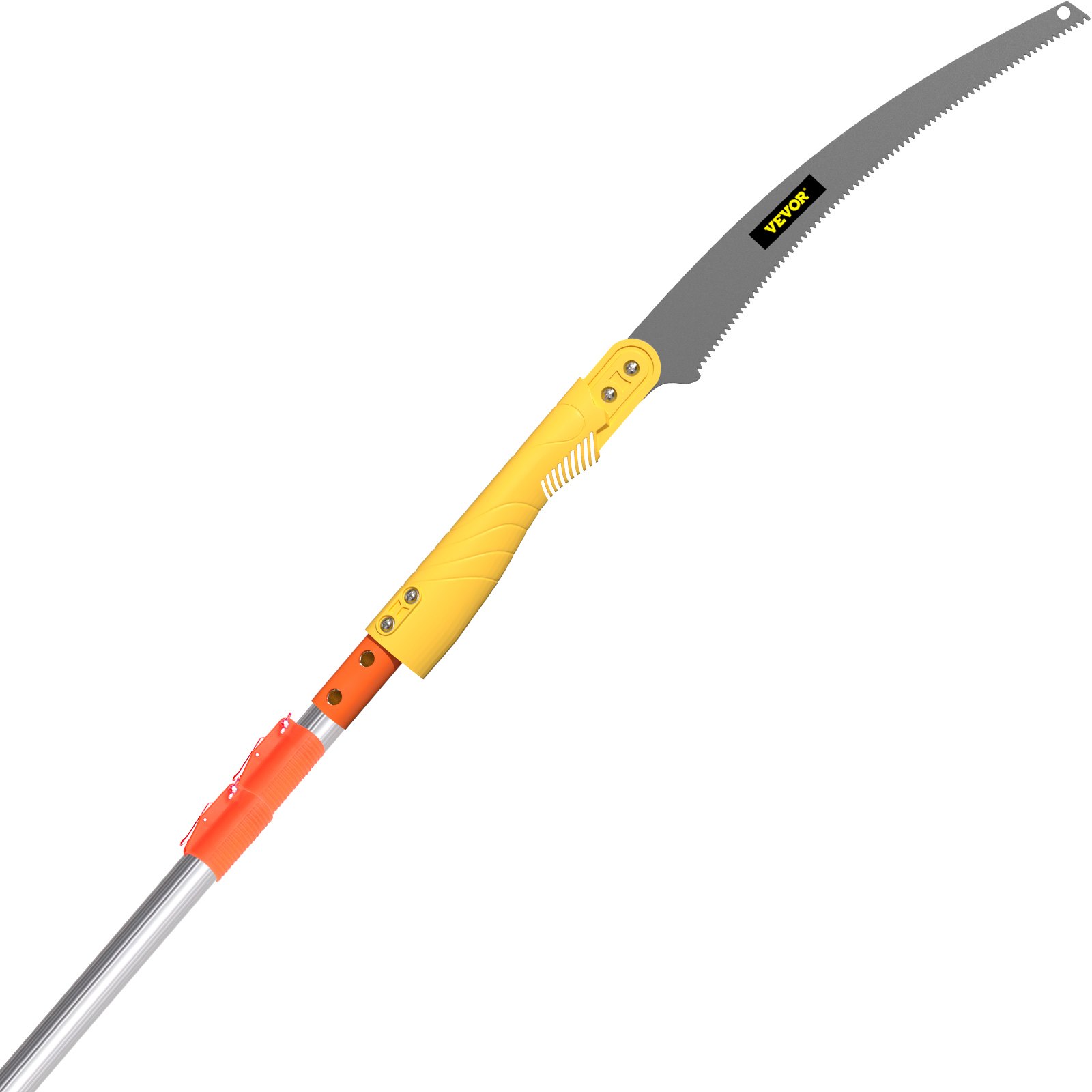 VEVOR Tree Pruner Pole Saw 10 ft Extendable Aluminum Pole Sharp Steel ...
