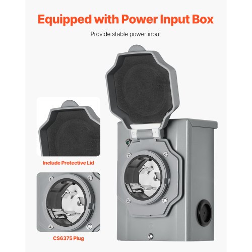 Manual Transfer Switch 50A Generator Transfer Switch Kit NEMA 3R 12500W ...