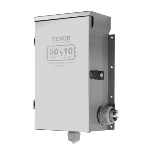 Manual Transfer Switch 50A Generator Transfer Switch Kit NEMA 3R 12500W ...