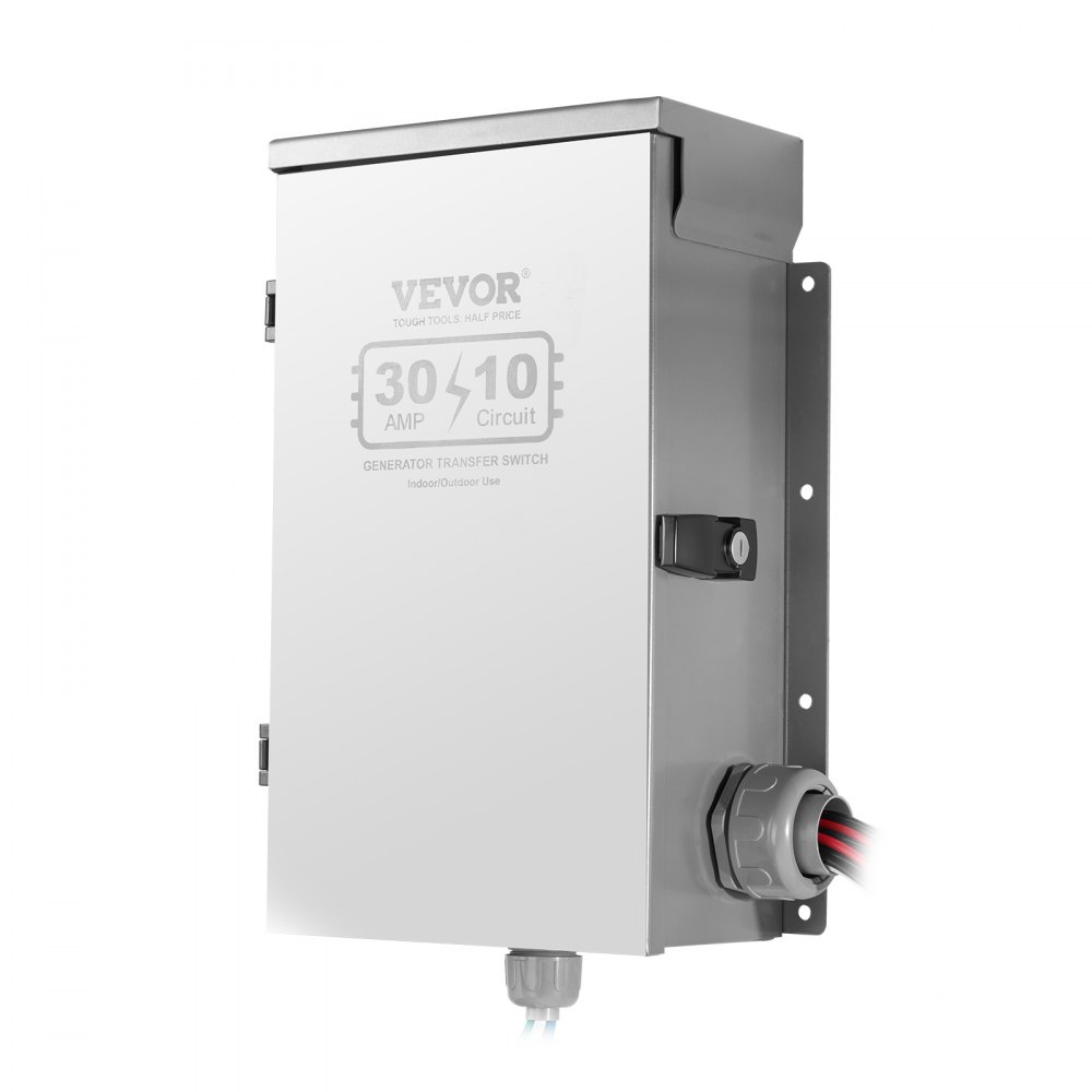 VEVOR Home Generator Transfer Switch — Safe and NEMA 3R Rated.