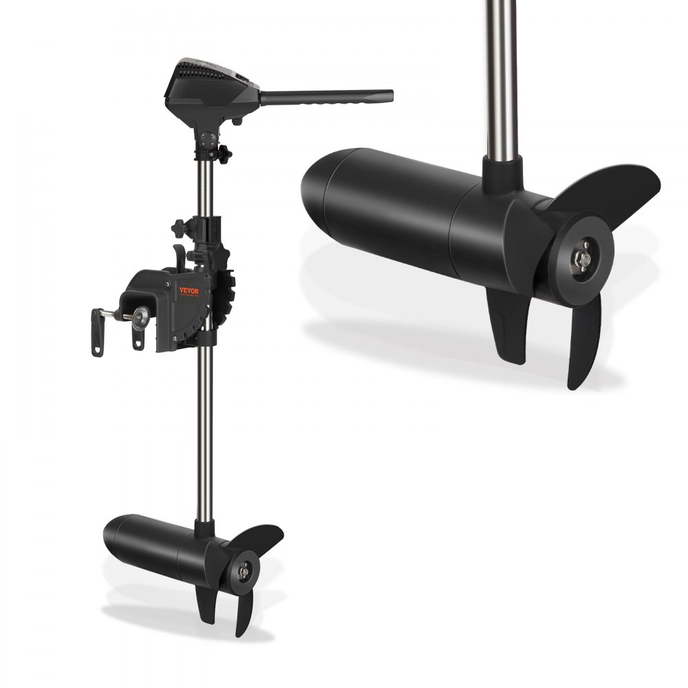 VEVOR 55lbs 24V Thrust Electric Trolling Outboard Motor for Kayak ...
