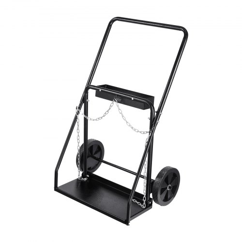 Dual Welding Cylinder Cart Oxygen Acetylene Tank Cart with 10" Solid ...