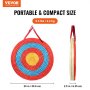 VEVOR Archery Target, 3 Layers 20" Arrow Target, Traditional Solid ...