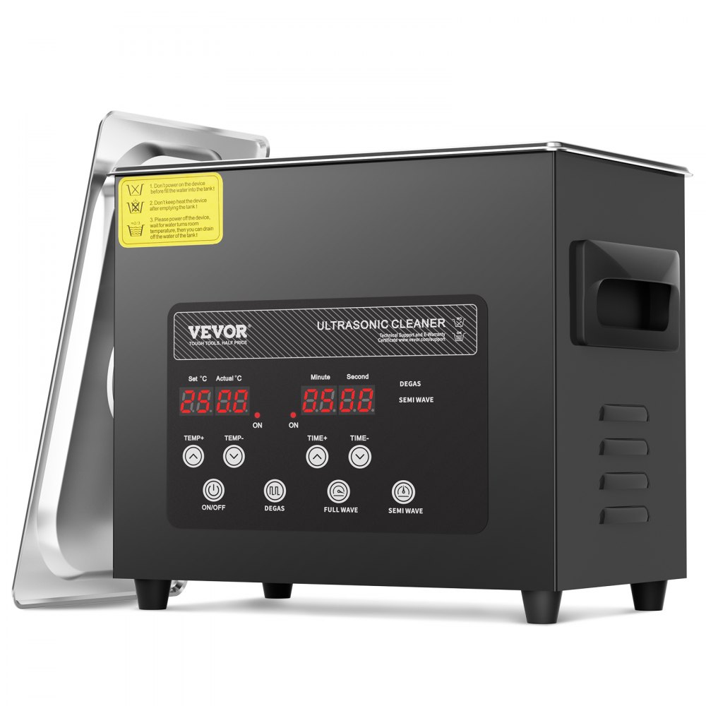 VEVOR 3L Ultrasonic Cleaner, 120W Digital Ultrasonic Cleaning Machine ...