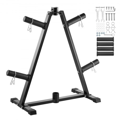 Weight Plate Rack Weight Plate Tree Home Gym Barbell Storage Stand 2 ...