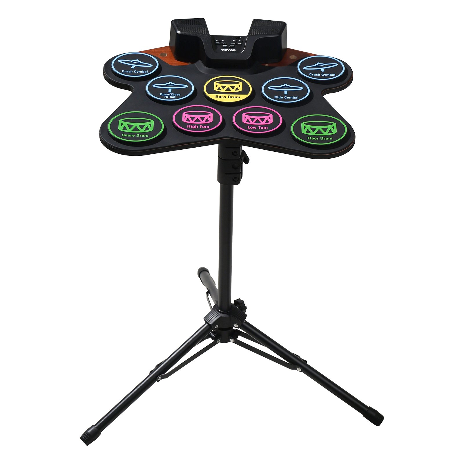 VEVOR Electric Drum Set Speakers | Kids’ Roll-Up Kit
