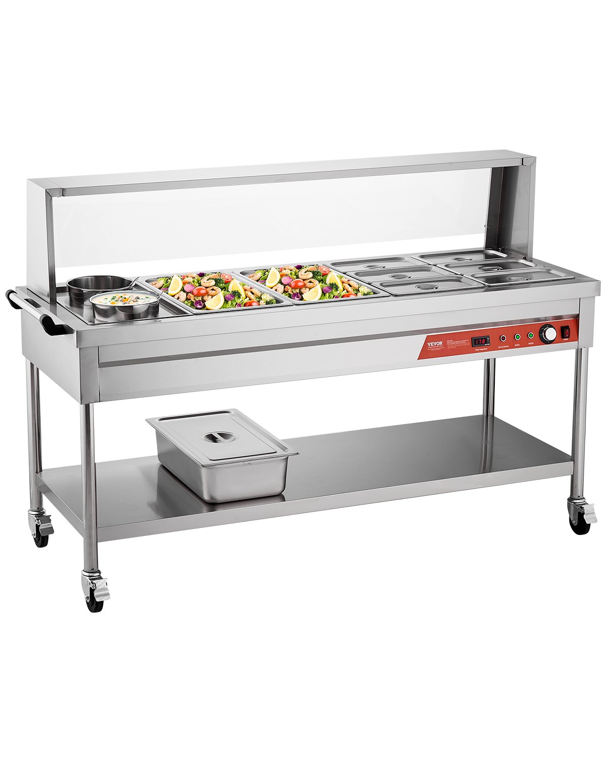 VEVOR Commercial Steam Table — Durable and Efficient