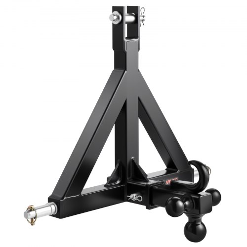 3 Point 2" Trailer Hitch Receiver Tractor Drawbar Quick Hitch Adapter ...