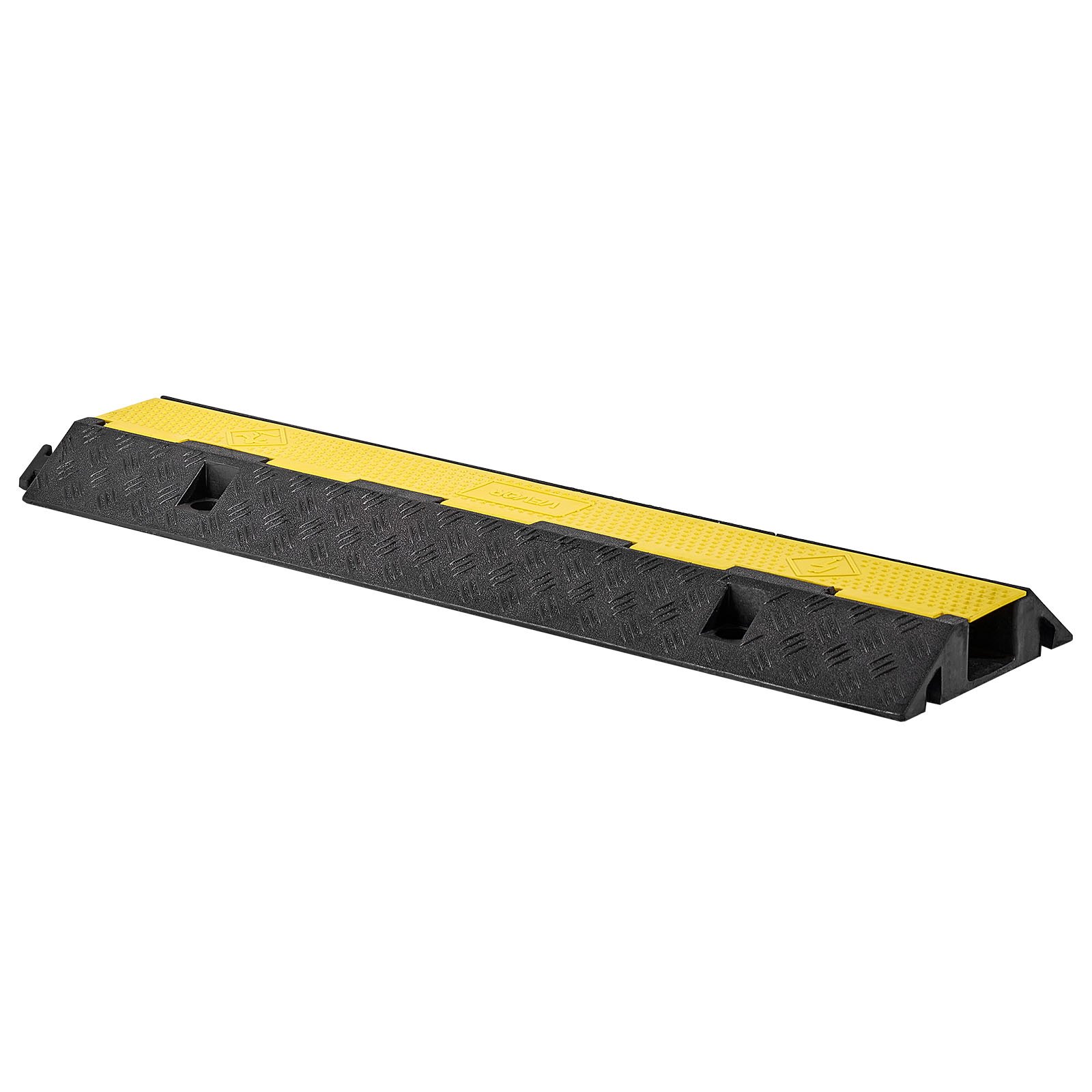 VEVOR Cable Protector Ramp, 22,000 lbs/axle Capacity, 1 Channel Heavy ...