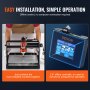 VEVOR CNC Router Machine, 300x200x72mm Working Area, 120W Engraving ...