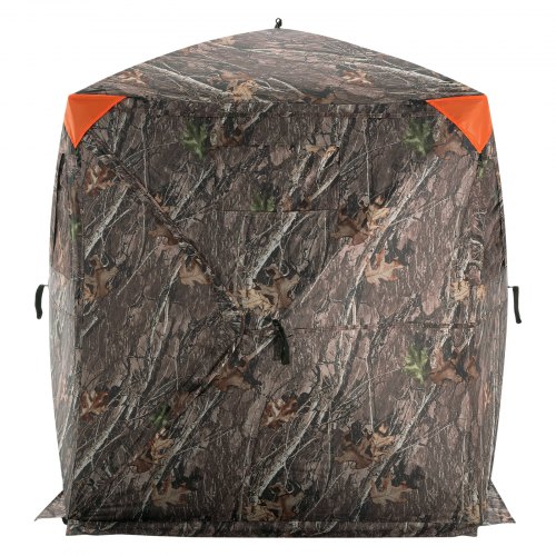 VEVOR Hunting Blind, 270° See Through Ground Blind, 1-2 Person Pop Up ...