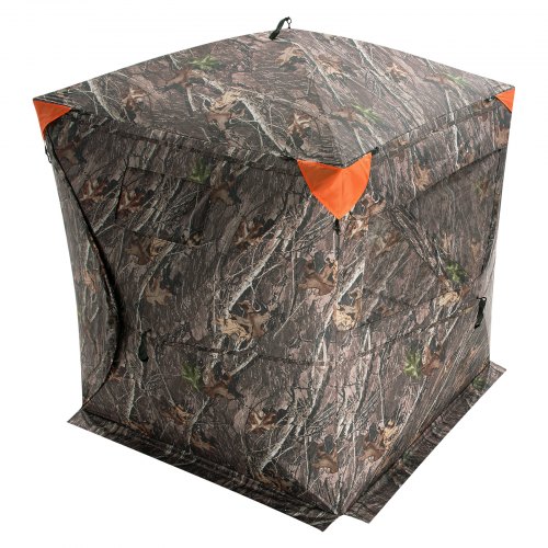 VEVOR Hunting Blind, 270° See Through Ground Blind, 2-3 Person Pop Up ...