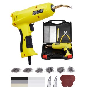 Plastic Welder 220W Plastic Welder Gun Kit with 1200 Staples & 76 Rods ...