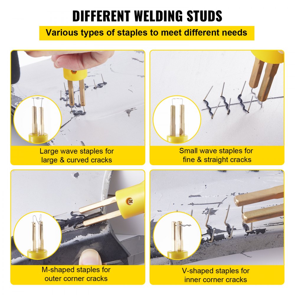 VEVOR 220V plastic welding machine hot staple gun hot stapler hot ...