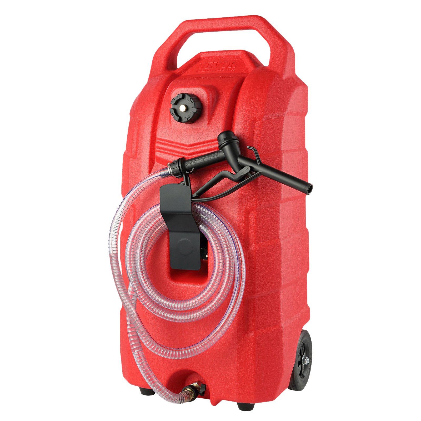 VEVOR 16 Gallon Fuel Caddy, 7.8 L/min, Portable Gas Storage Tank ...