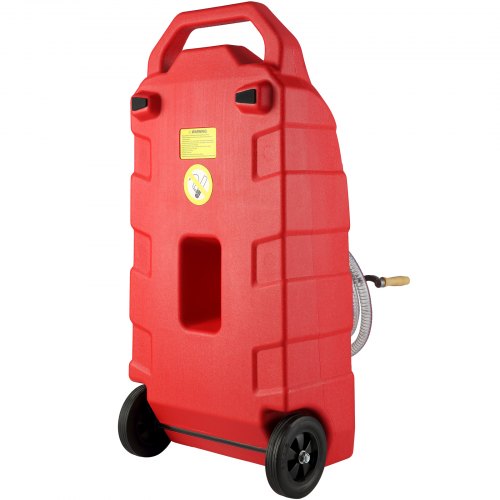 VEVOR 60.57L Fuel Caddy, 7.8 L/min, Portable Gas Storage Tank Container ...