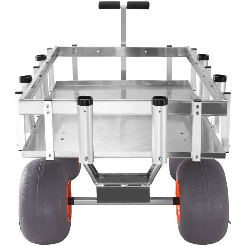VEVOR Beach Fishing Cart, 500 lbs Load Capacity, Fish and Marine Cart ...