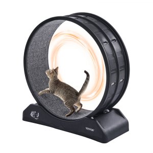 VEVOR Cat Exercise Wheel 31.5 in Large Indoor Cat Running Wheel ...