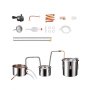 Moonshine Still Water Alcohol Distiller 3Gal w/Thumper Keg & 8W Water ...
