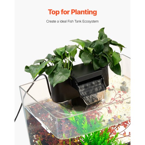 3.5 Gallon Fish Tank Aquarium Smart Arch Clear GPPS 3 Color Self ...