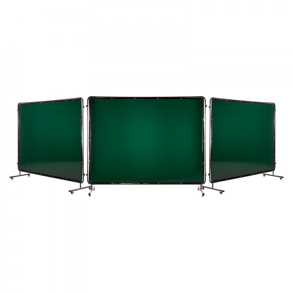VEVOR Folding Welding Screen – 3-Panel 6 × 8 ft Vinyl