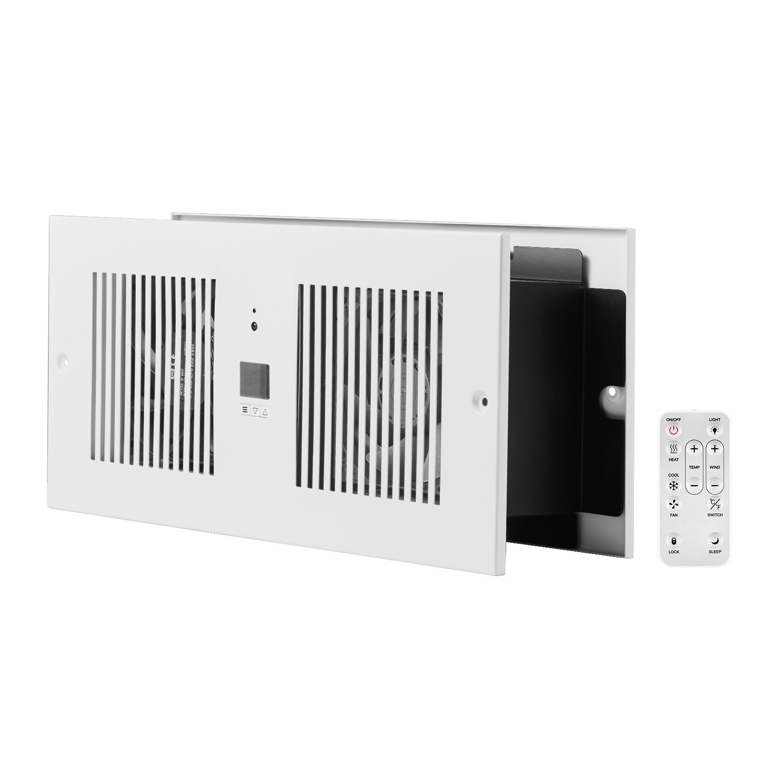 VEVOR 4-Inch Room to Room Fan, 2-in-1 300 CFM Through Wall Fan with ...