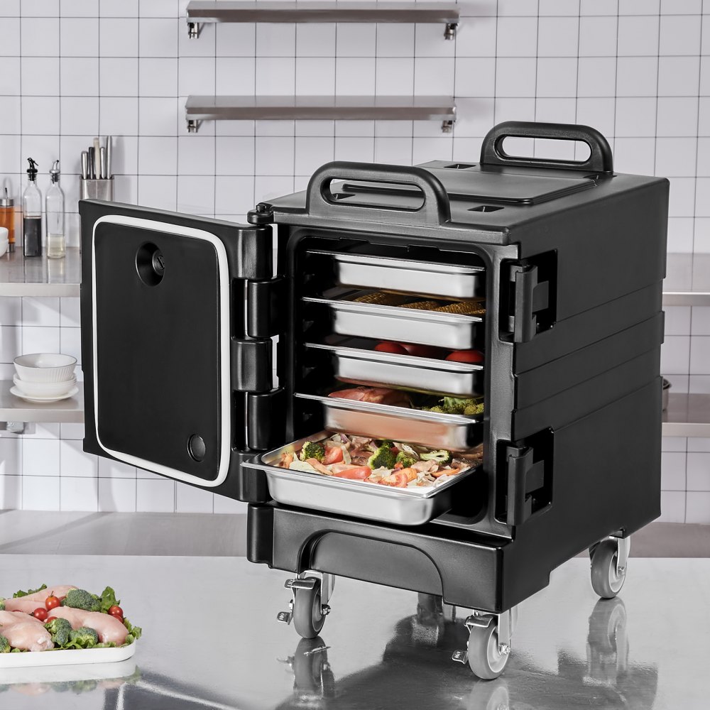 VEVOR Hot Box for Catering – 81 Qt 75L, 360° Wheels