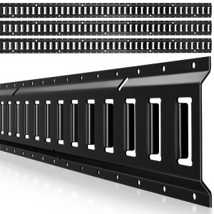 VEVOR E-Track Tie-Down Rails, 4 Pack, 7.7 ft E Track Rails Secures ...