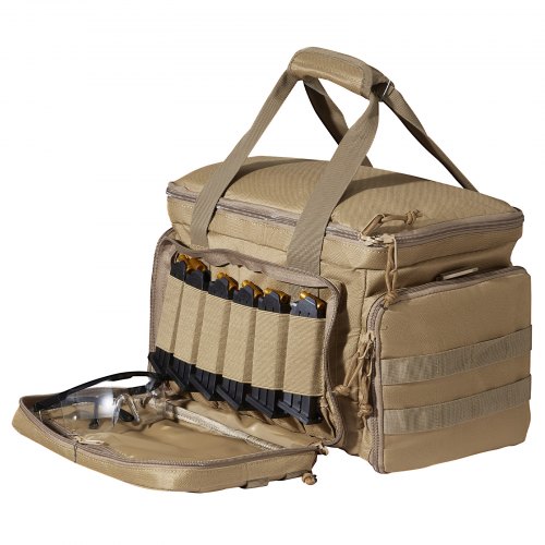 VEVOR Range Bag for 4 Pistols Tactical Gun Range Bag Single Shoulder ...